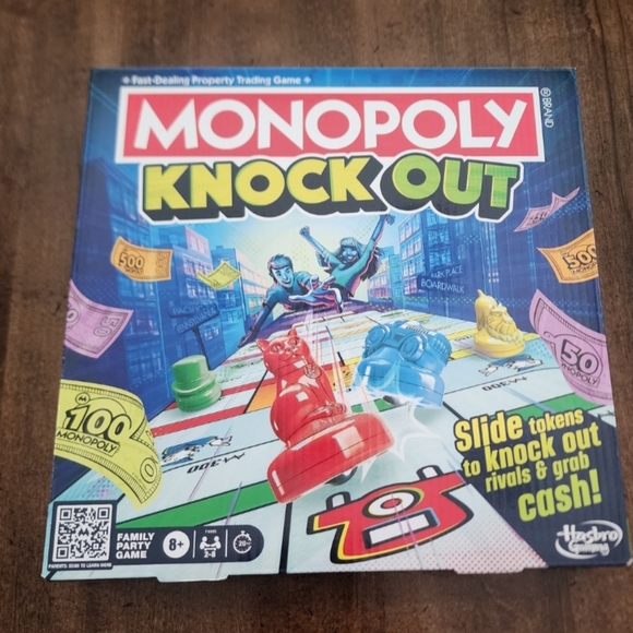 Hasbro | Toys | Nib Hasbro Monopoly Knock Out Game | Poshmark